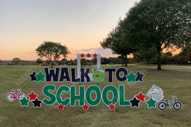 School Yard Signs - The Sign Elf - Allen Texas