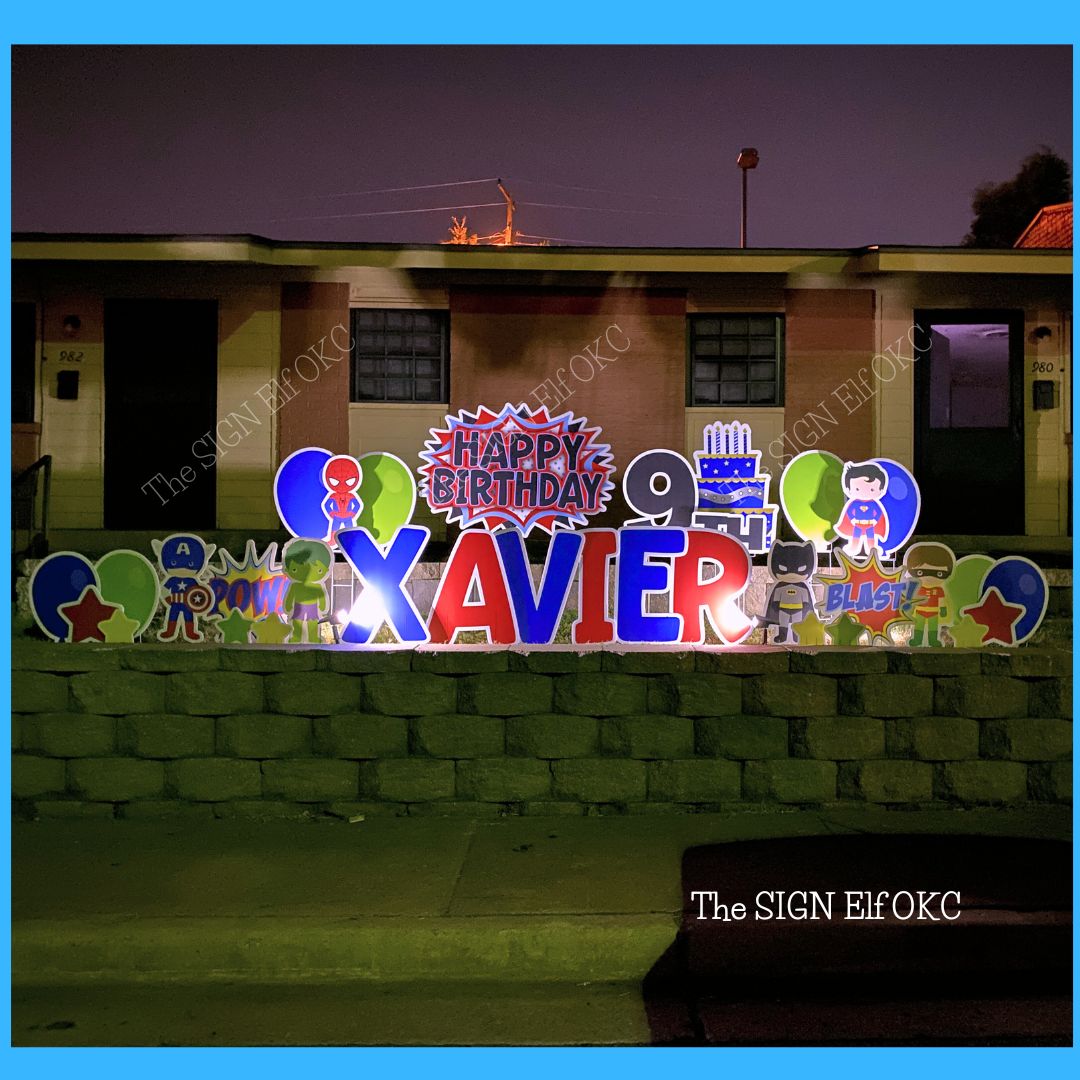 Birthday Yard Signs - The Sign Elf - Oklahoma City